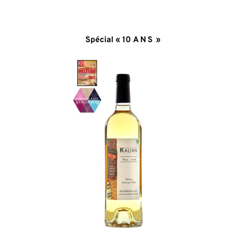 Monbazillac AOP – Sweet Wines - Château Kalian
